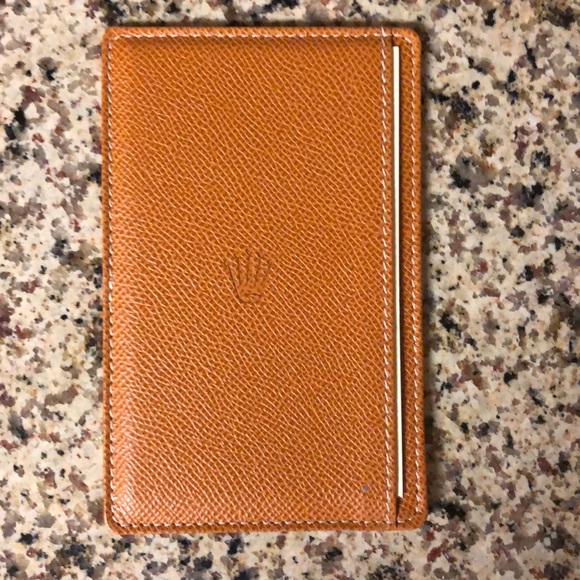 Rolex | Other | Genuine Rolex Tan Leather Notepad With Extra Paper ...